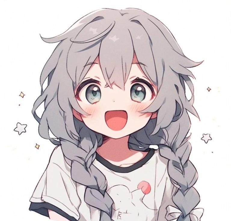 Ngắm ngay ảnh anime cười cute, đáng yêu nhất 2025 – Mẫu bánh kem